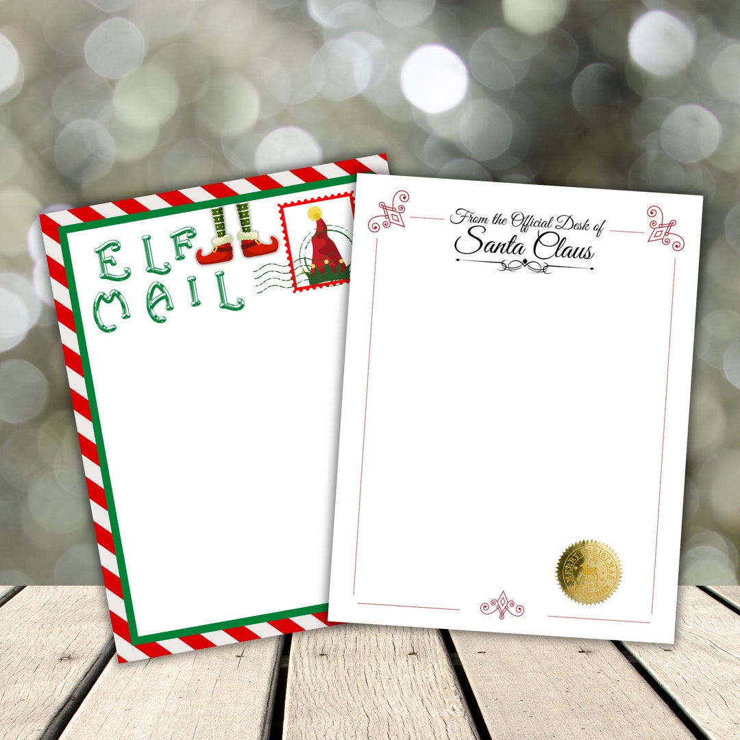 Printable Elf Notes, Letter From Santa, Editable Elf Notes, Christmas ...