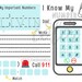 Preschool Activity Phone Number Practice, Preschool Worksheet ...