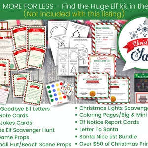 Editable Elf Note Cards Elf Activity Cards Printable - Etsy