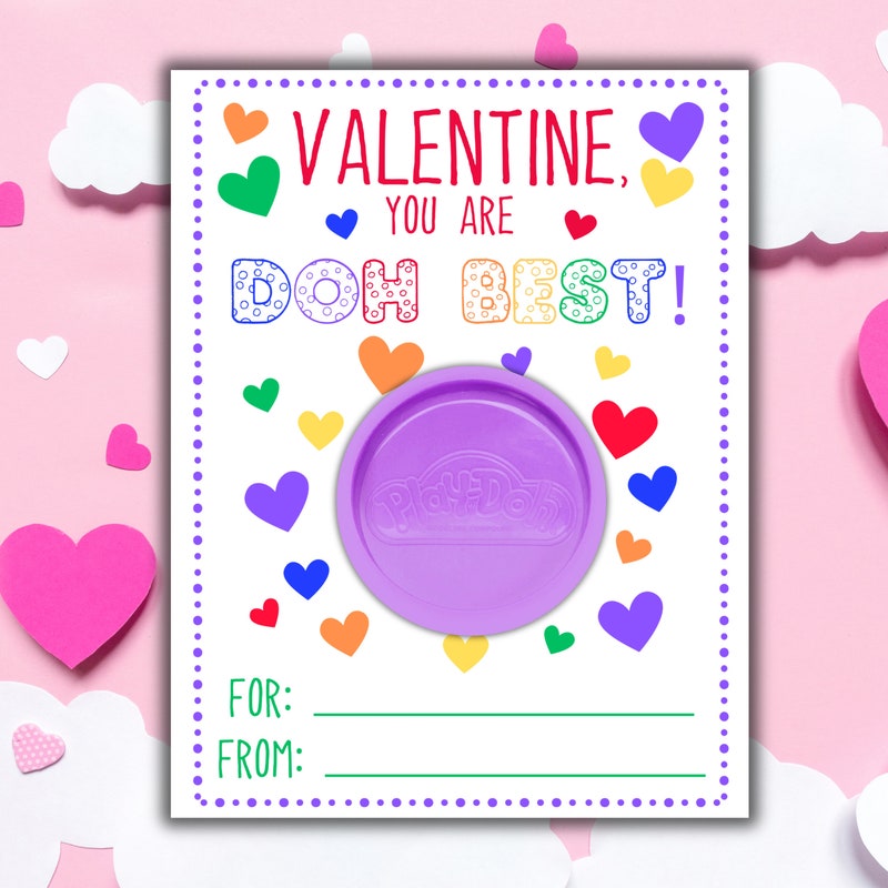 Play Doh Valentine - Etsy