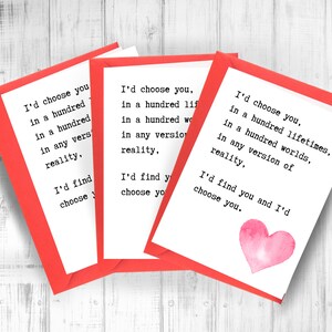Printable Valentine Card, Printable Anniversary Card, Valentine Card ...