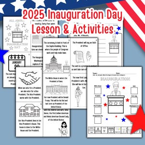 2025 Presidential Inauguration Day Lesson and Activities, Donald Trump ...