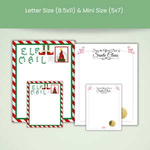 Printable Elf Notes, Letter From Santa, Editable Elf Notes, Christmas ...