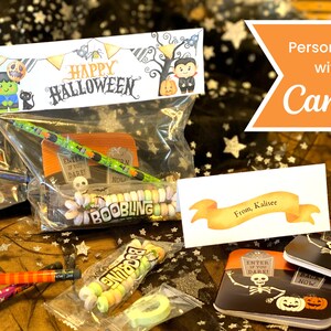 Printable Halloween Tags, Halloween Treat Tags, Printable Halloween ...