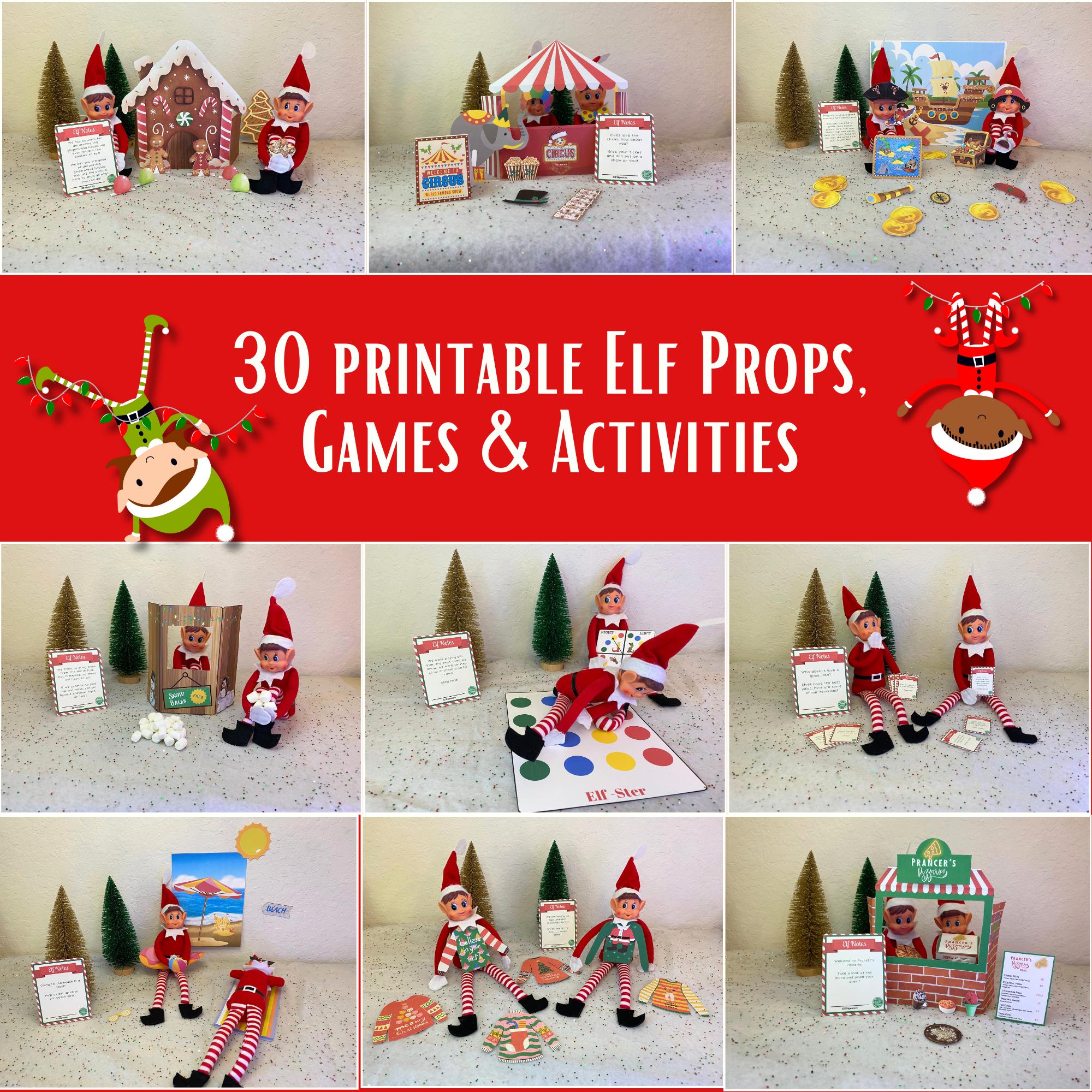 Printable 30 Day Elf Bundle | Editable Elf Kit for First Year or ...