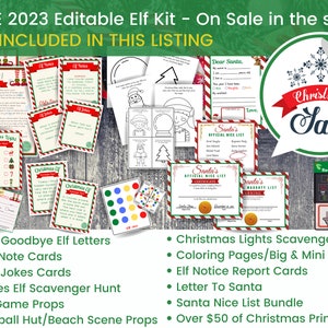 Editable Elf Arrival Letter, Elf Goodbye Letter, Elf Welcome Back ...