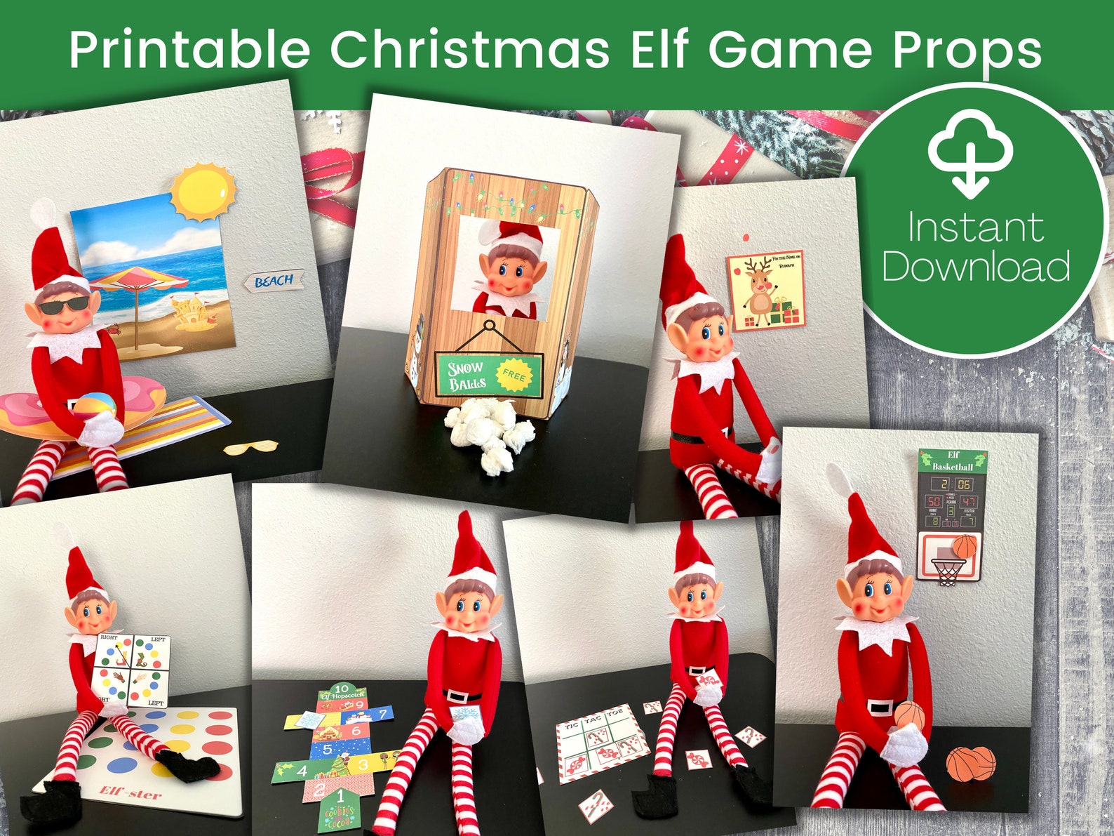 Printable Elf Props Easy Elf Ideas Elf Kit Elf Accessories - Etsy