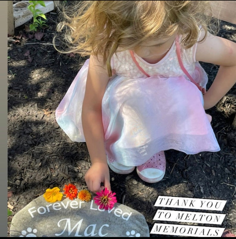 Pet Memorial Stone Bone Shaped Dog Headstone Pet Loss - Etsy