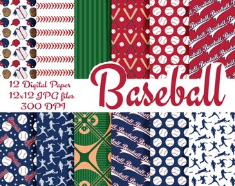 Baseball Pattern | Etsy