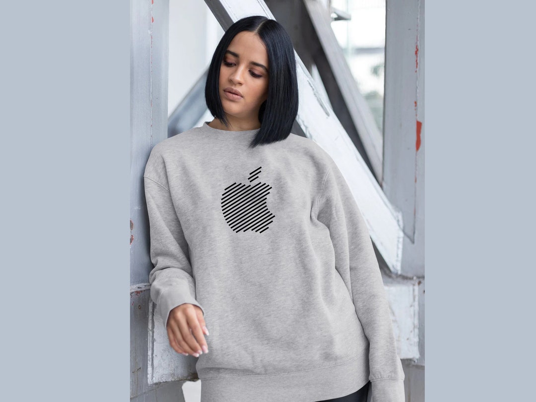 Stylish Apple Logo SVG Shirt, Tech Geek Tee, Digital Design T-shirt ...