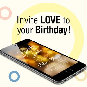 Personalized Animated Birthday Invitation Exciting Video Invite for a ...