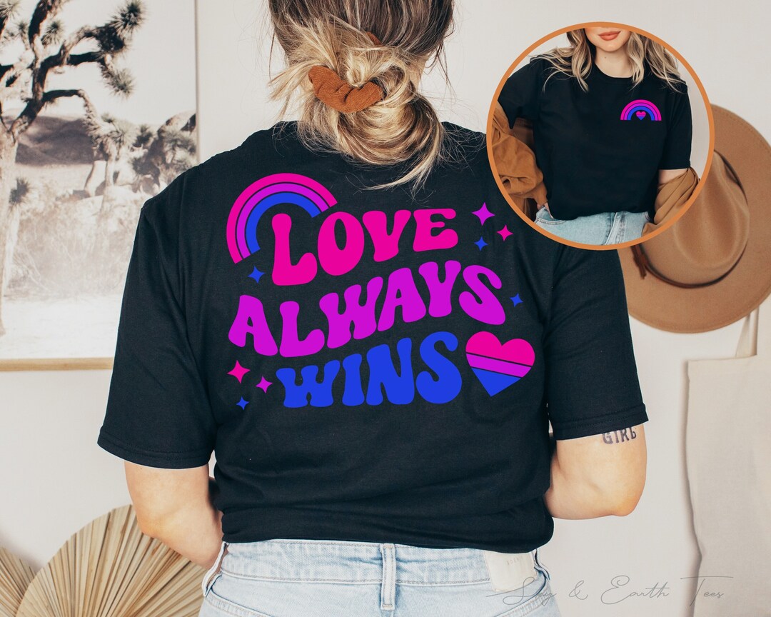 Bi Pride Shirt Bisexual Pride T Shirt Bisexual Pride Tshirt Bisexual ...