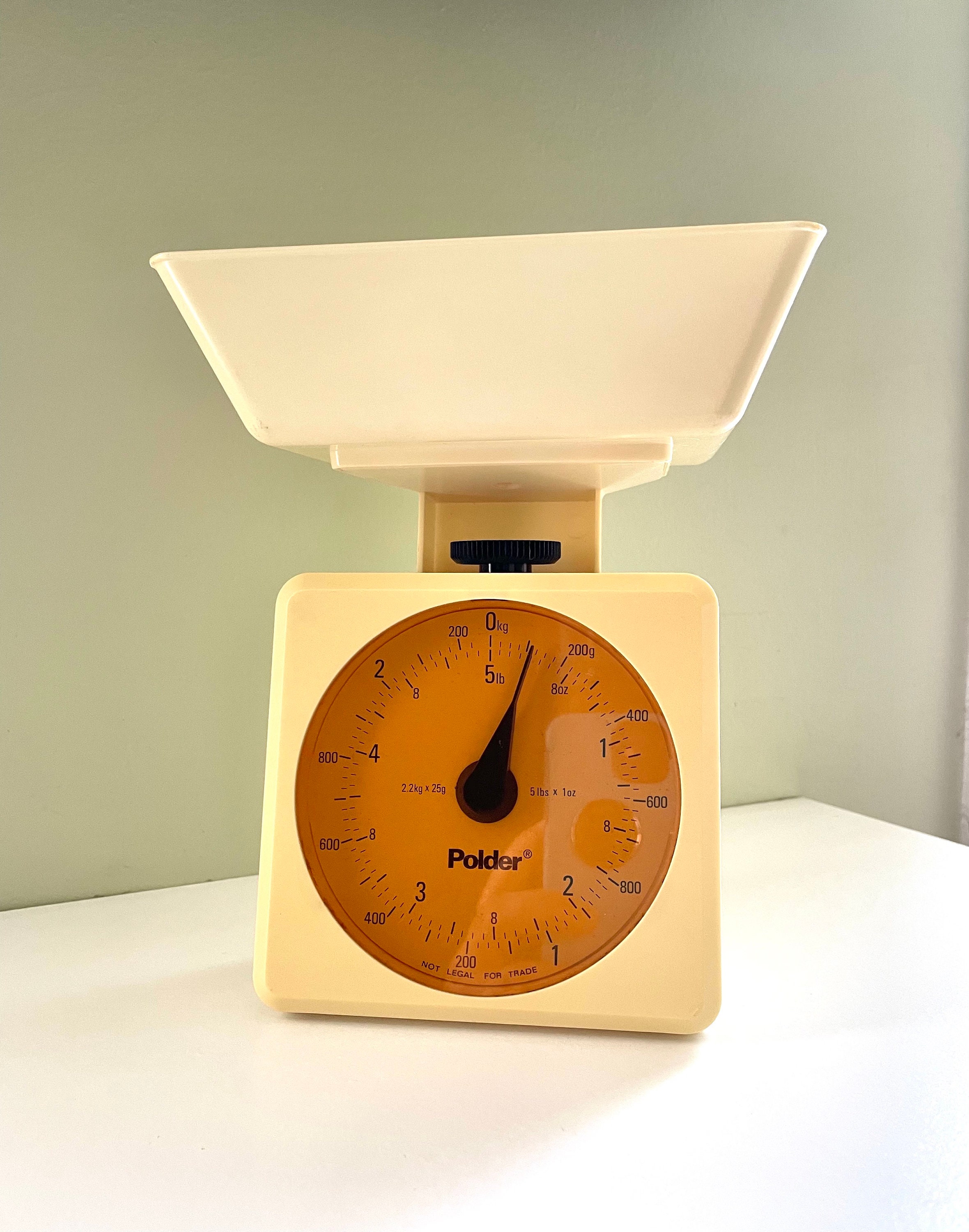 Vintage Polder Kitchen Scale: 5 Lb Capacity, Retro Farmhouse Decor - Etsy