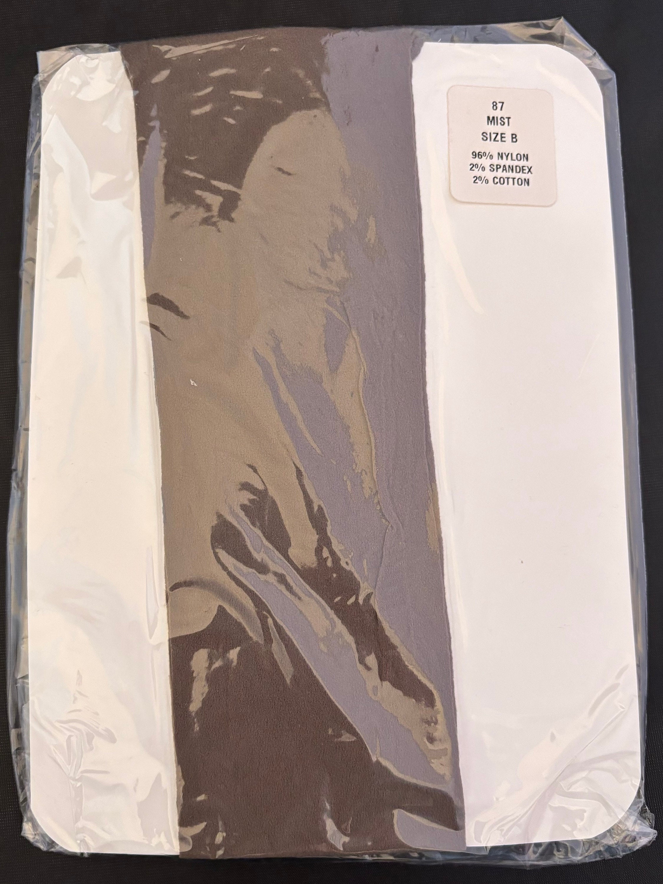 1990's Pantyhose GREY Nylon NOS, Choose Size M / L -silkies Sheer-to ...