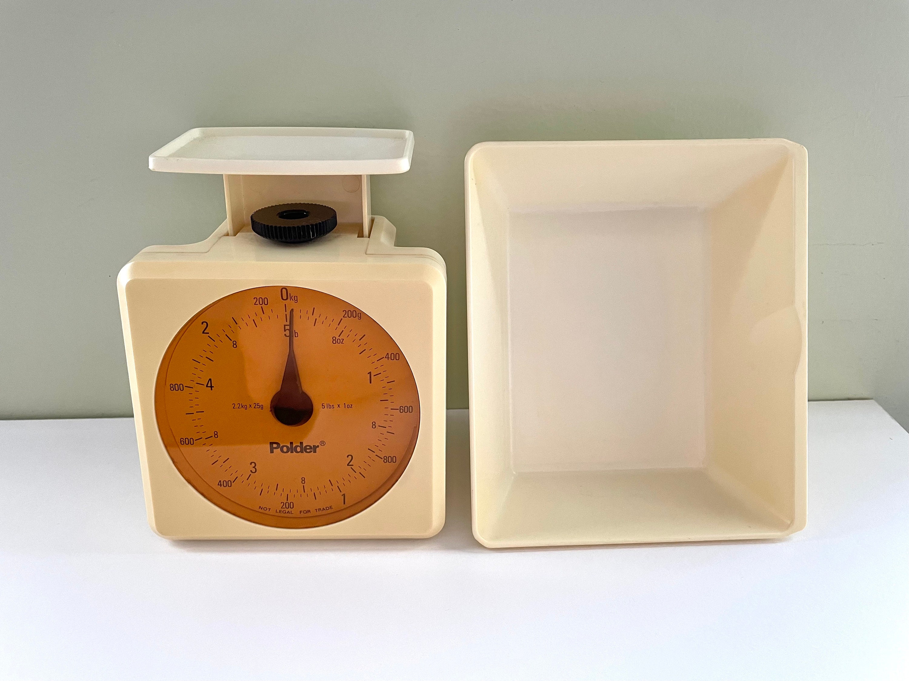 Vintage Polder Kitchen Scale: 5 Lb Capacity, Retro Farmhouse Decor - Etsy