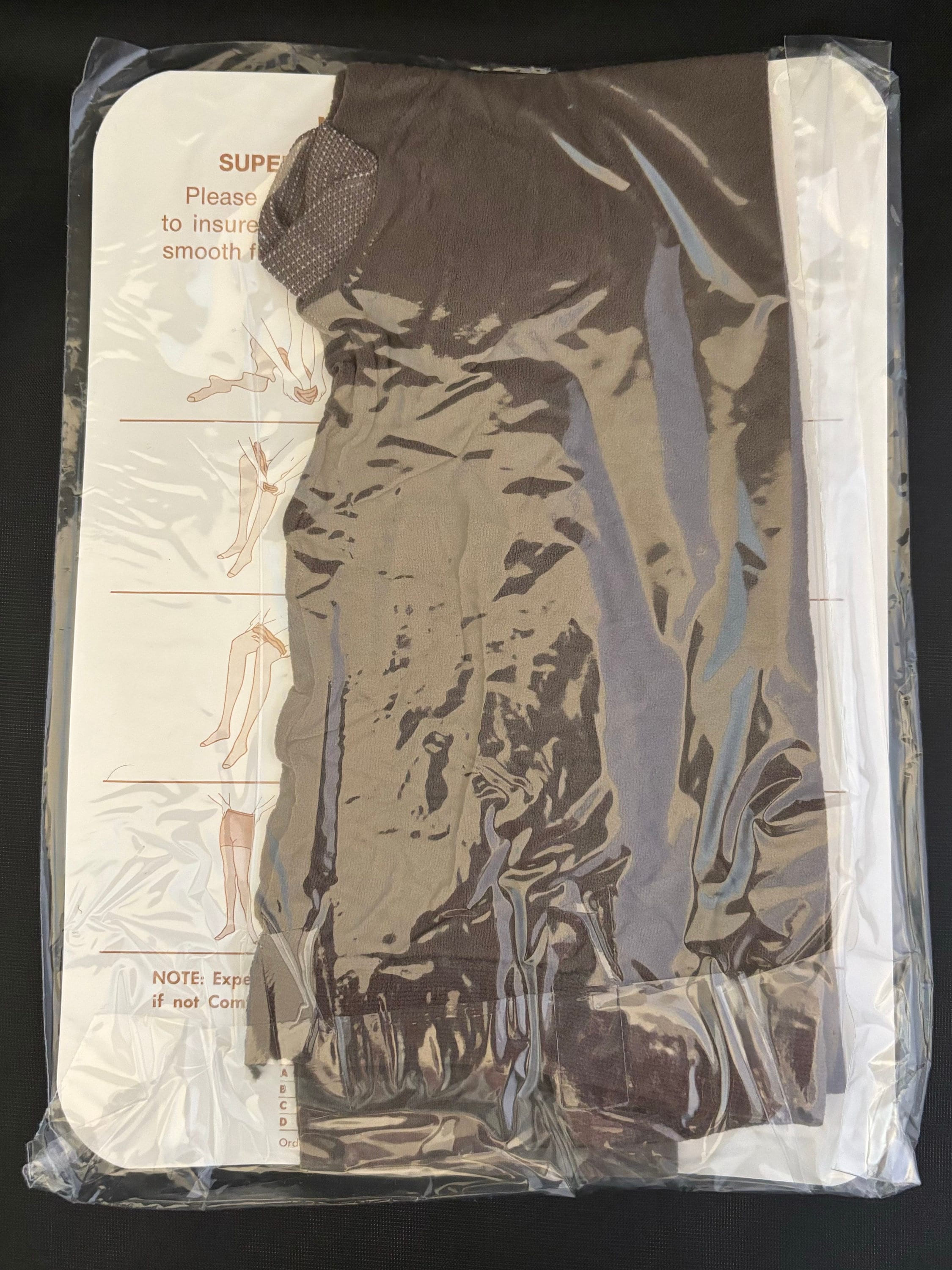 1990's Pantyhose GREY Nylon NOS, Choose Size M / L -silkies Sheer-to ...