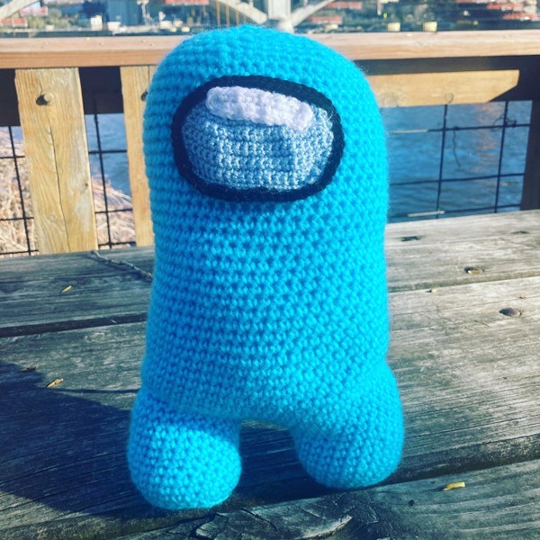 Cyan Among Us - Etsy
