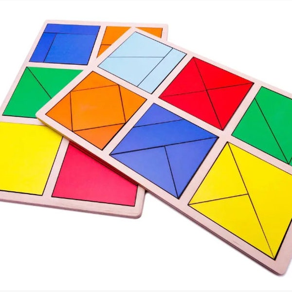 Geometric Puzzle - Etsy