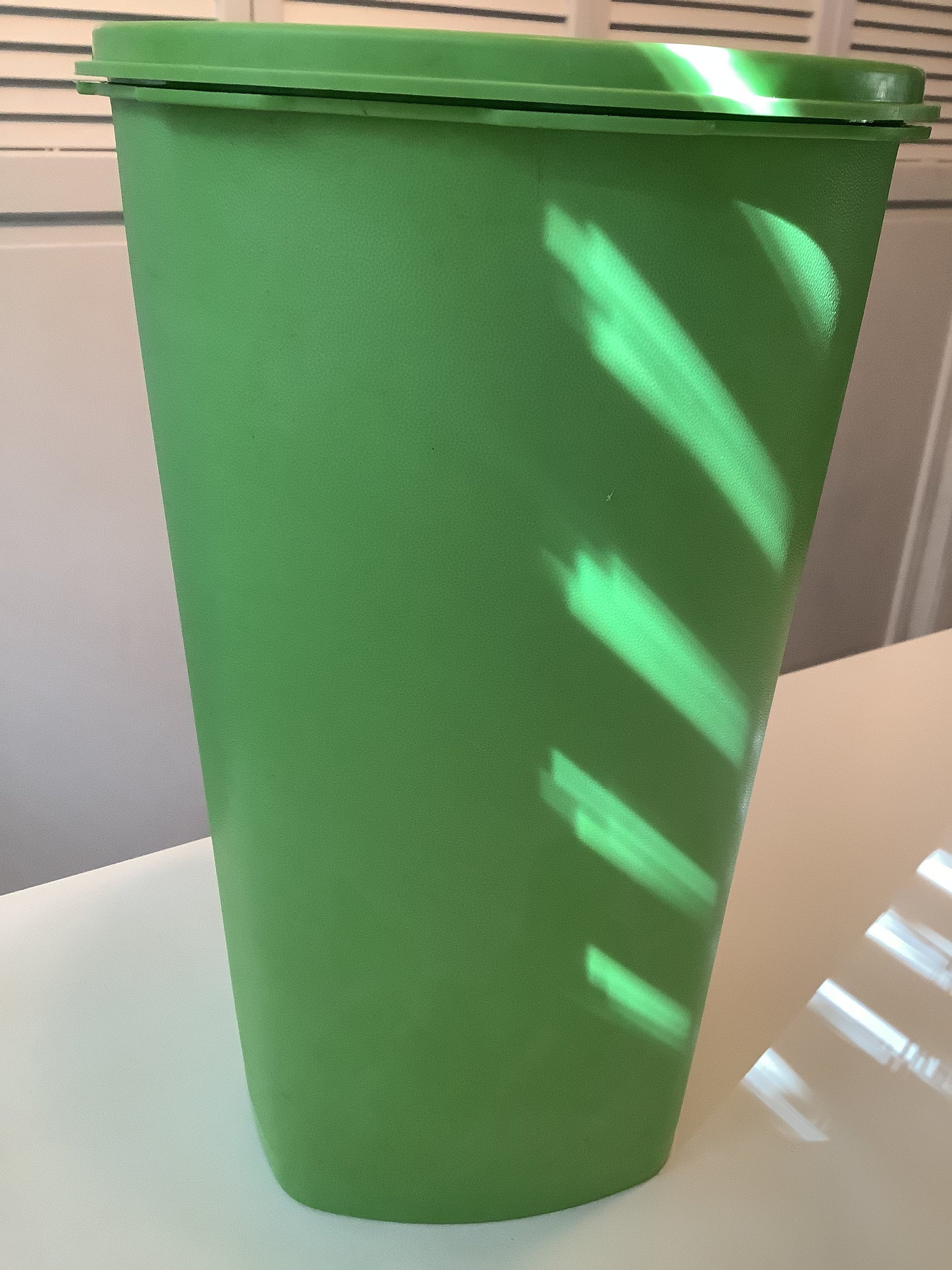Tupperware Container Tall Lime Green Servalier - Etsy