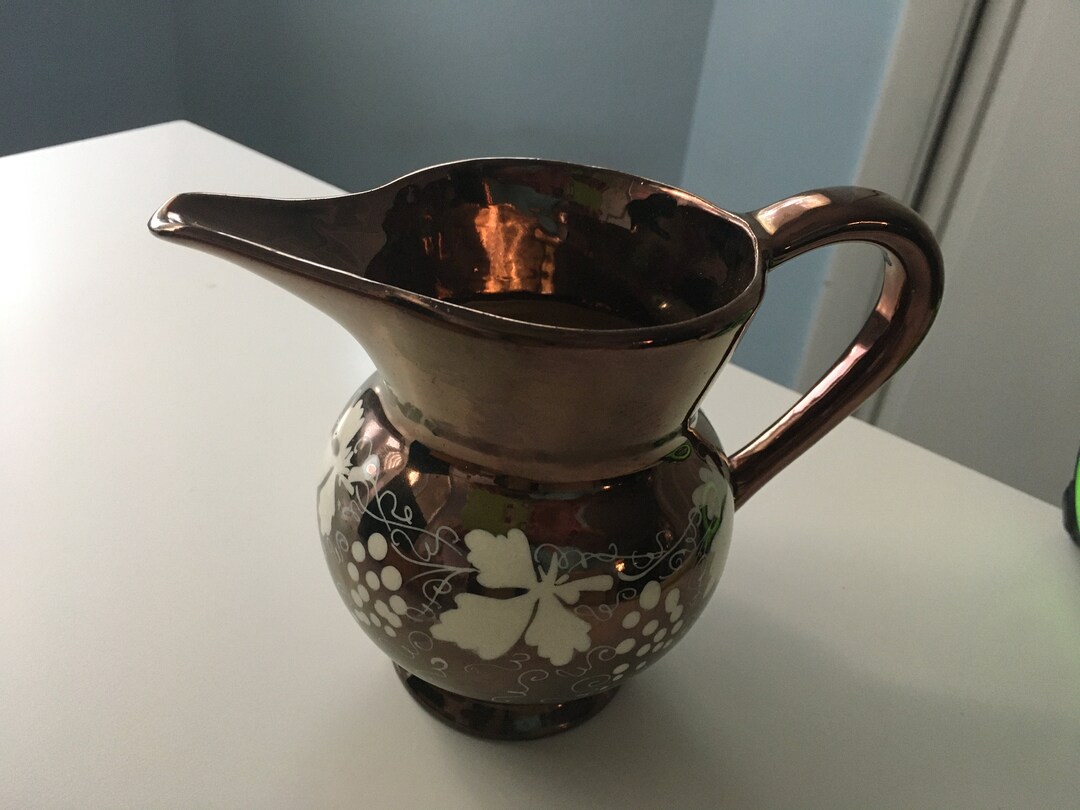 Shiny Copper Luster Paint on a Pitcher - Etsy