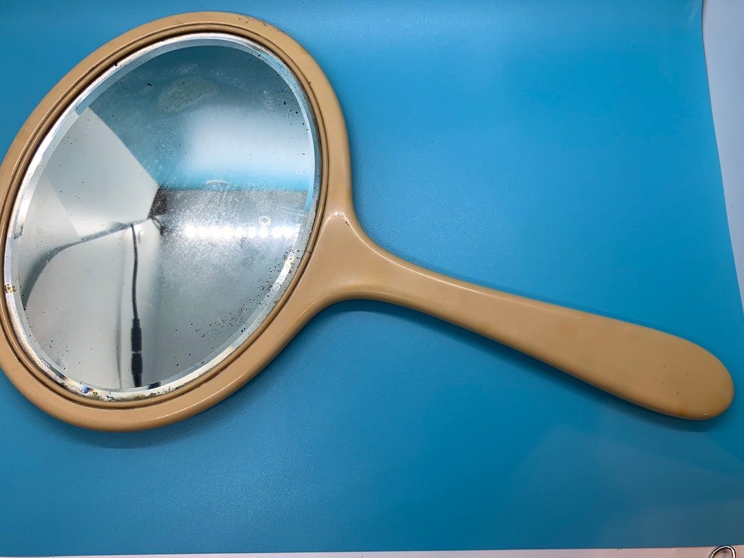 Vintage Celluloid Mirror Hand Held 1920s - Etsy