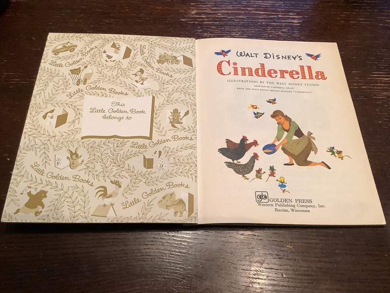 Walt Disney’s Cinderella - Golden Book - Etsy