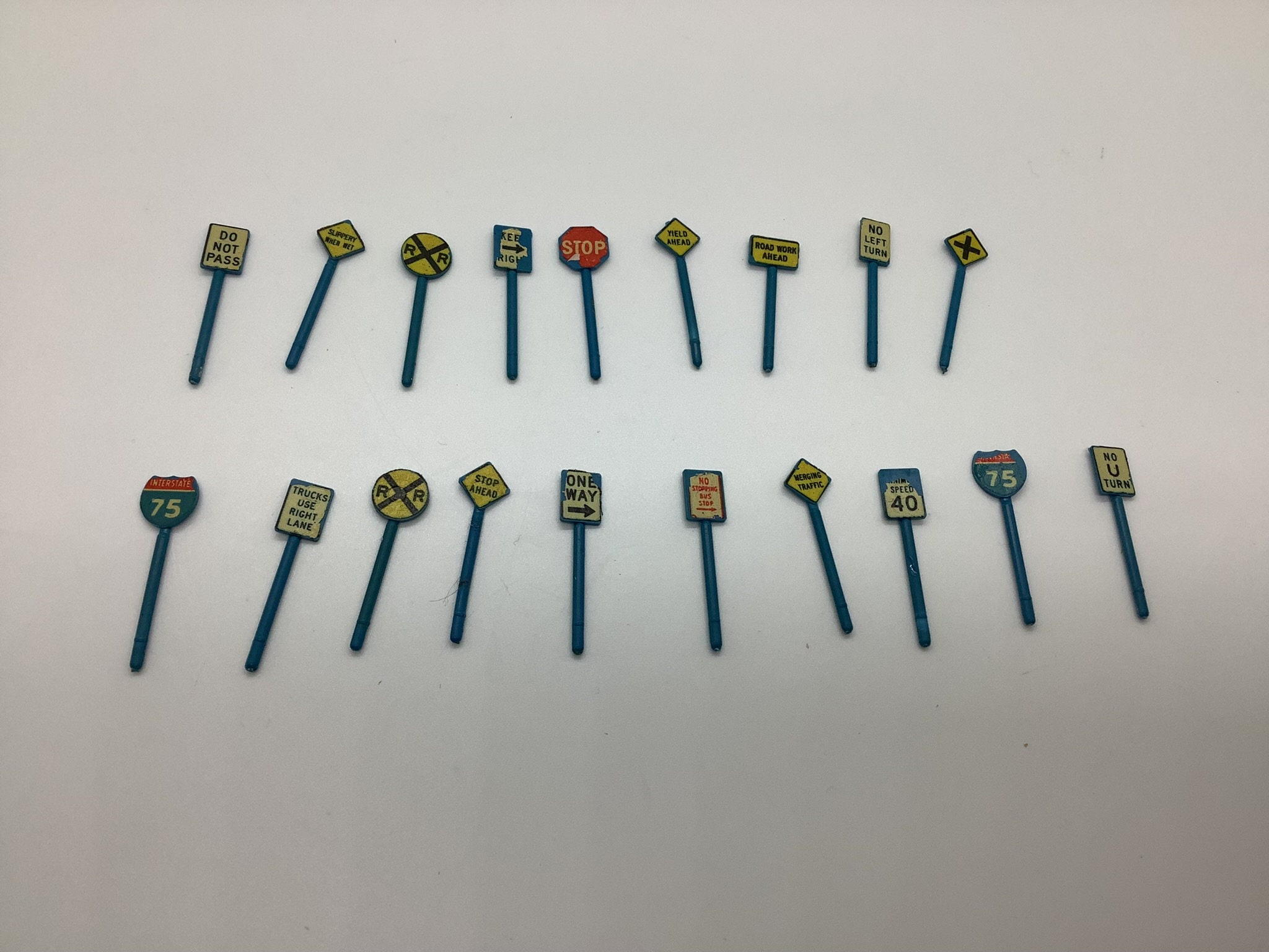 Vintage Toy Street Signs for Railroad, Legos - Etsy