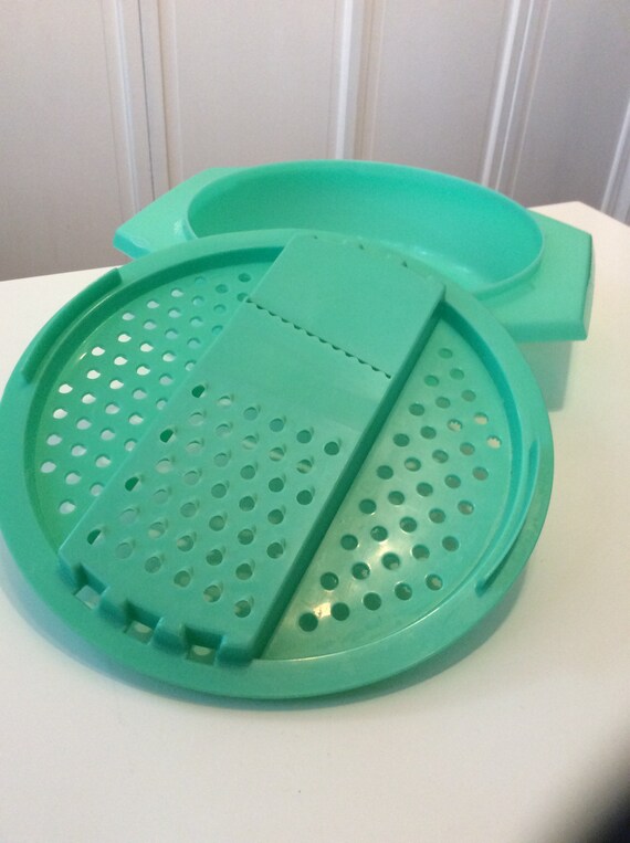 Tupperware grater/slicer/shredder cheese veggies green | Etsy