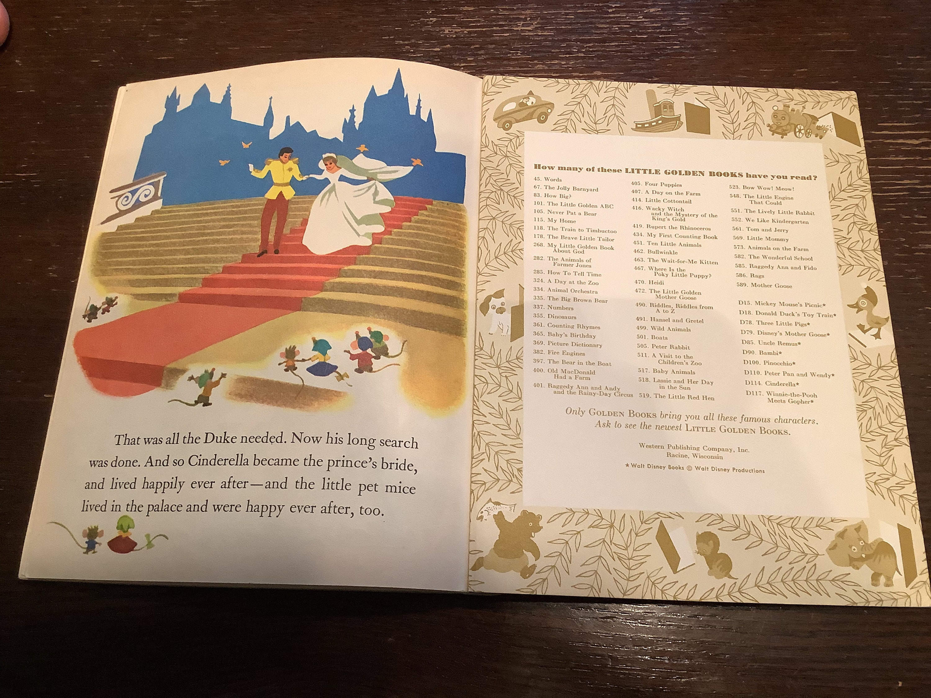 Walt Disney’s Cinderella - Golden Book - Etsy