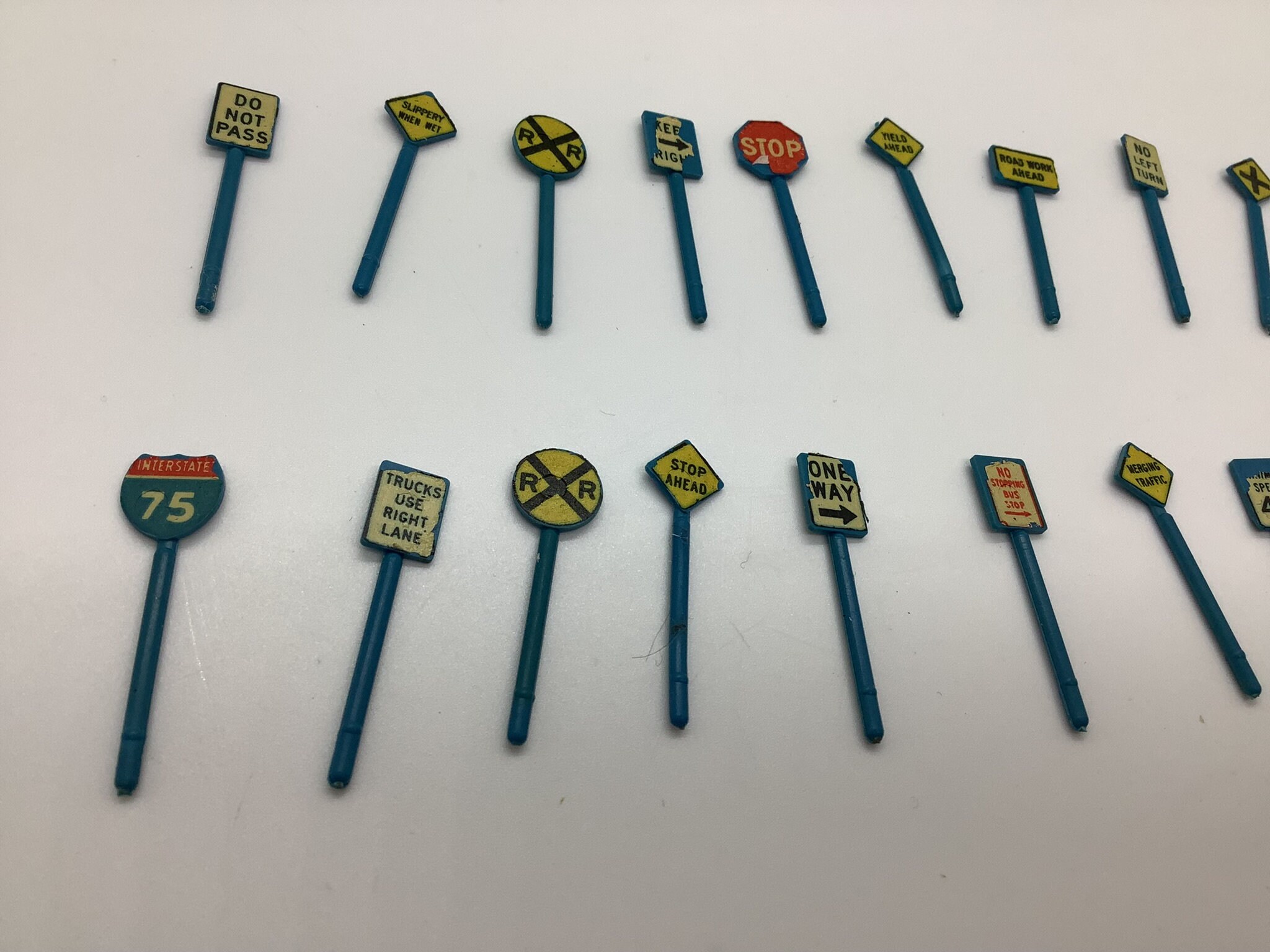 Vintage Toy Street Signs for Railroad, Legos - Etsy