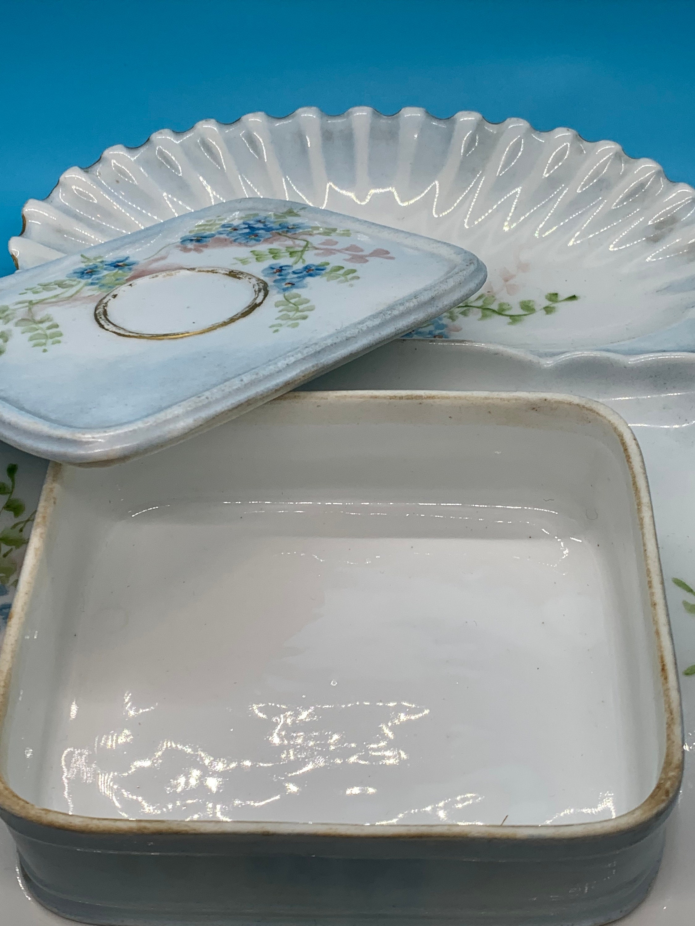19th Century French Limoges Sardine Box - Etsy
