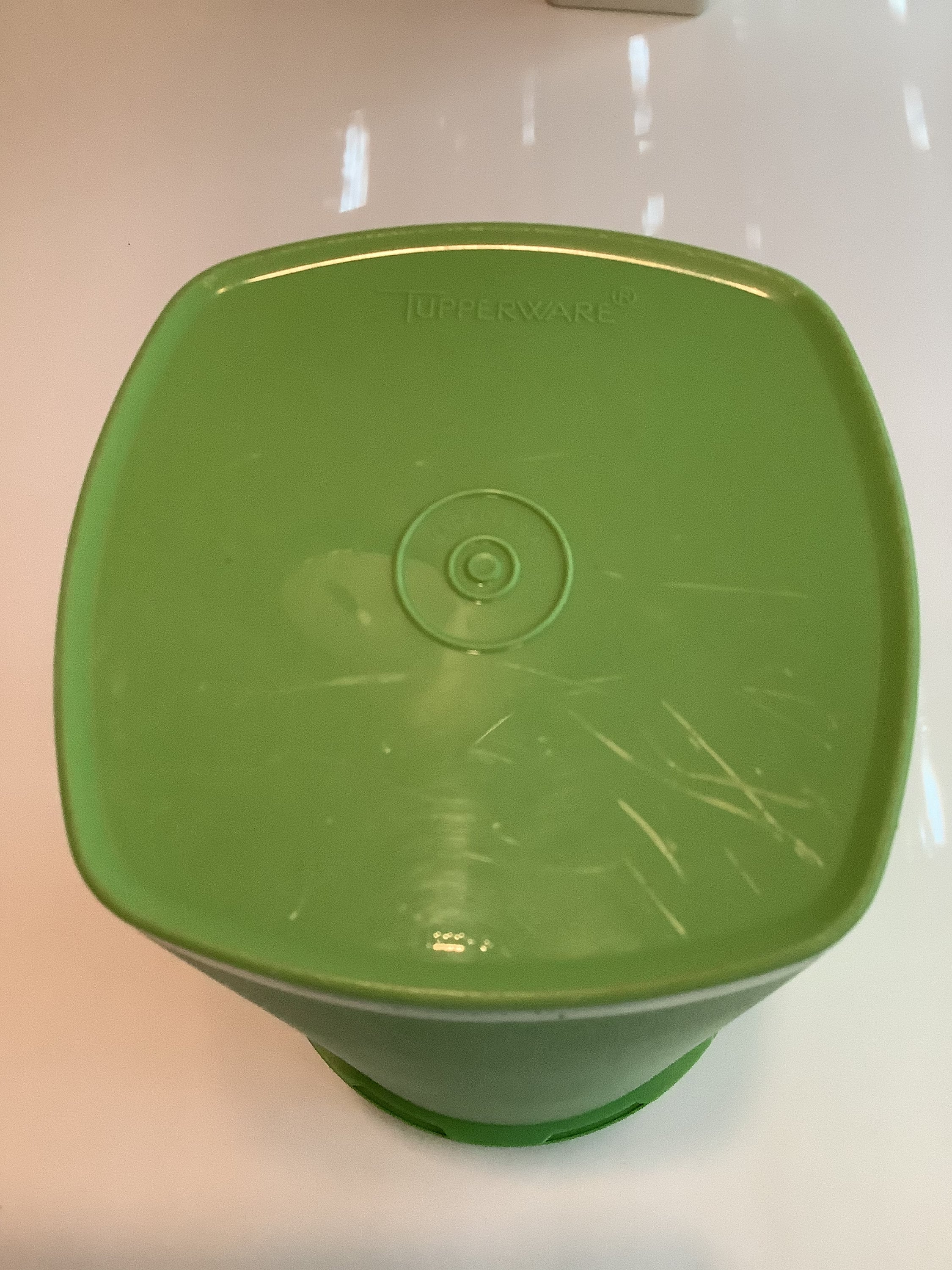 Tupperware Container Tall Lime Green Servalier - Etsy