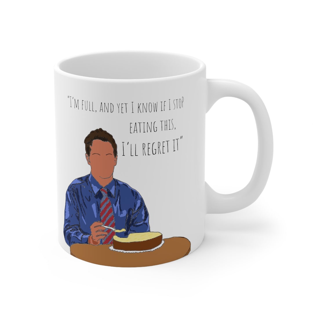 Chandler Bing RIP Friends TV Show Ceramic Mug Matthew Perry - Etsy