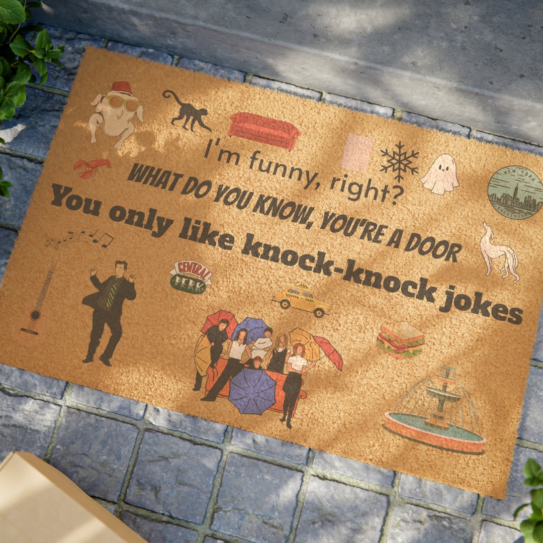 Friends TV Show Doormat Friends TV Show Rug Friends TV Show Chandler ...