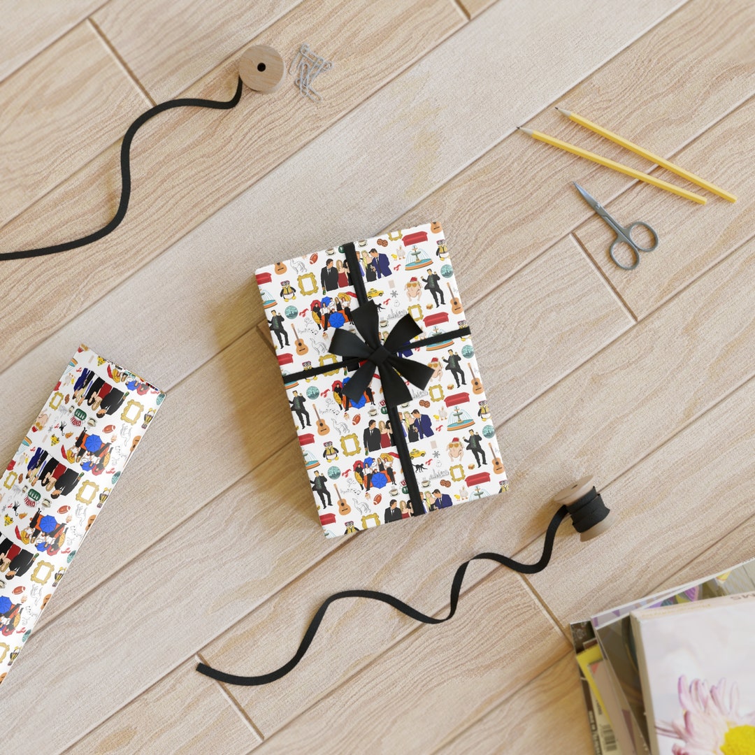 Friends TV Show Gift Wrapping Paper Friends TV Christmas Wrapping Paper ...
