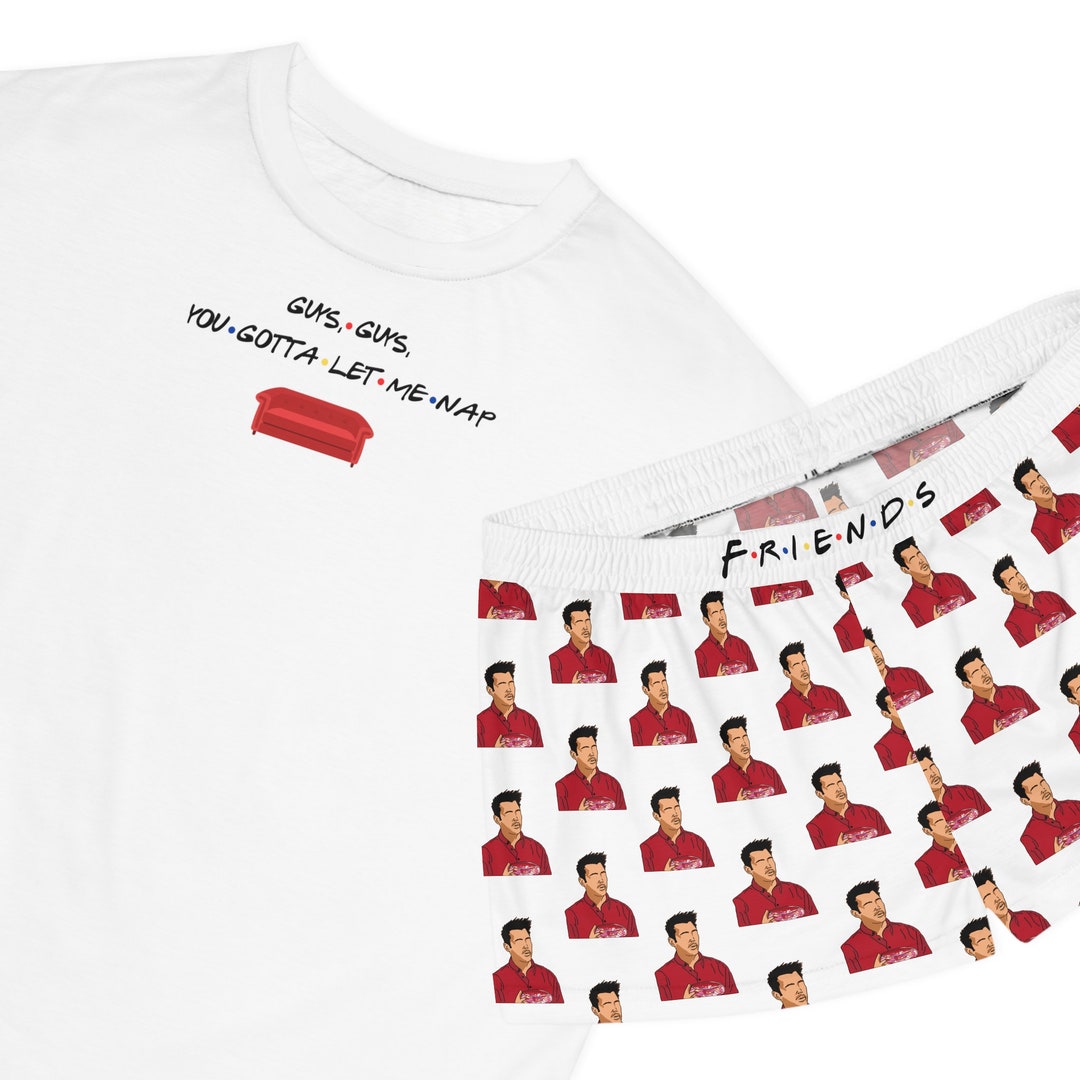 Joey Friends TV Show Pajamas Friends TV Women's Short Pajama Set ...