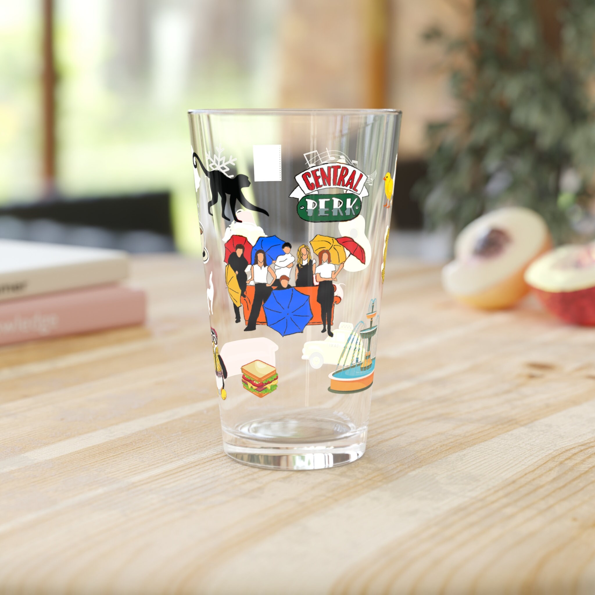 Friends TV Show Pint Glass Friends TV Show Drinking Glass - Etsy