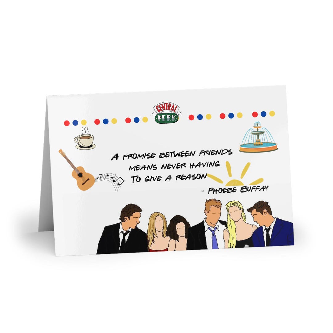 Phoebe Buffay Quote Greeting Card, Friends TV Show - Etsy