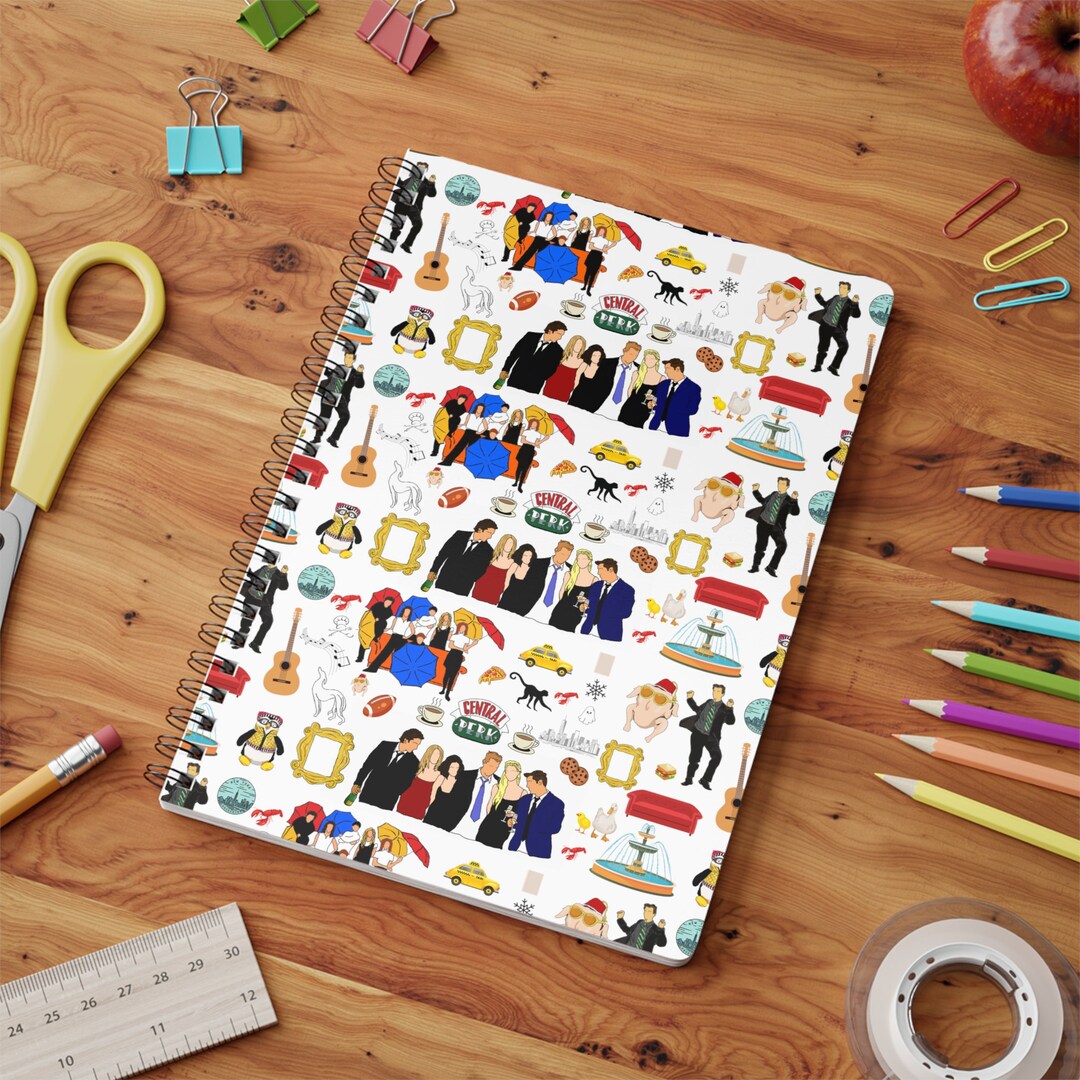 Friends TV Show Notebook Friends TV Stationary Notebook, A5 Friends TV ...