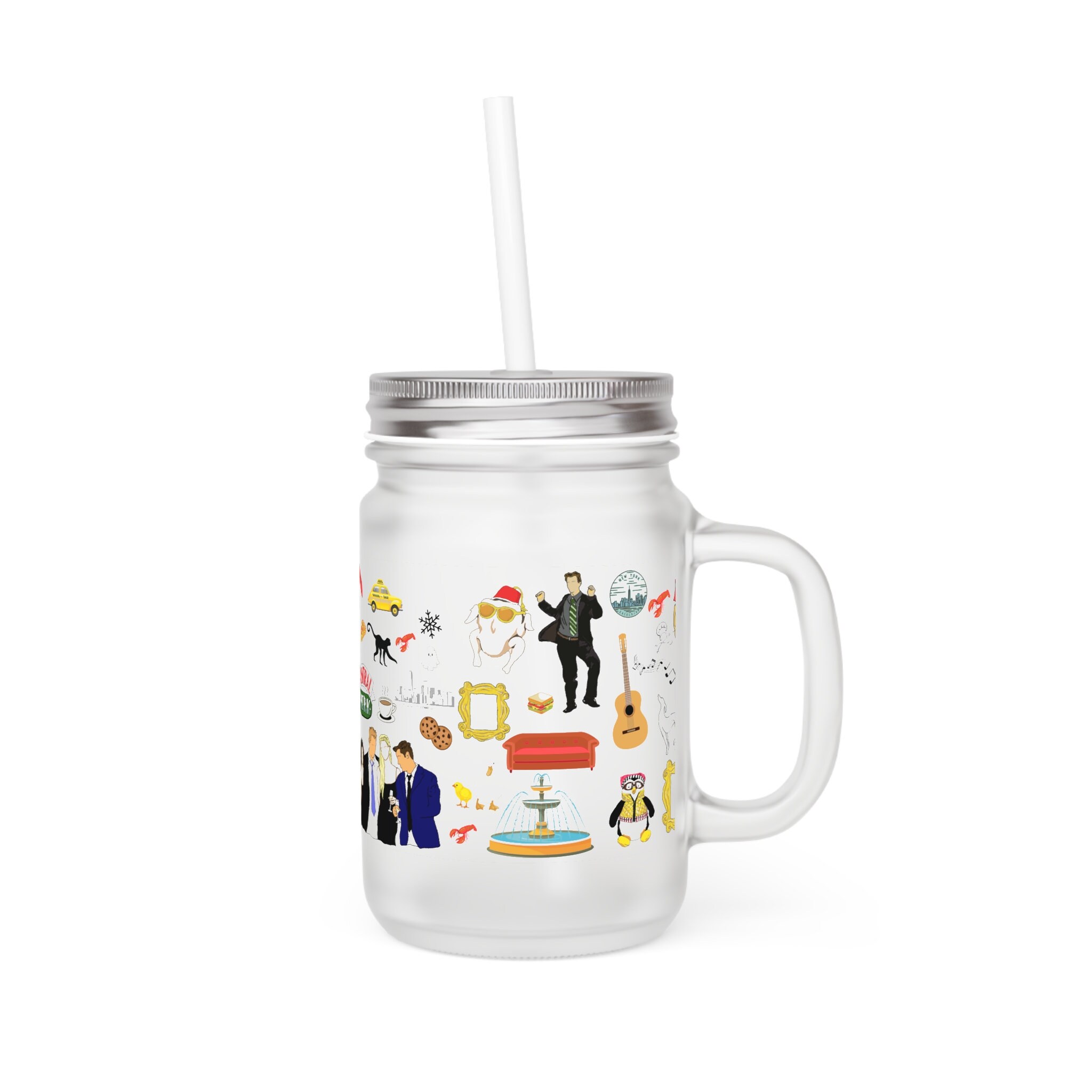 Friends TV Show Mason Jar Friends TV Christmas Gift Friends - Etsy