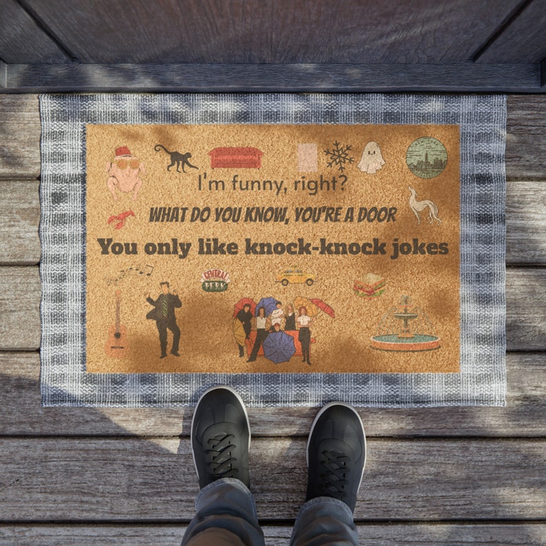 Friends TV Show Doormat Friends TV Show Rug Friends TV Show Chandler ...