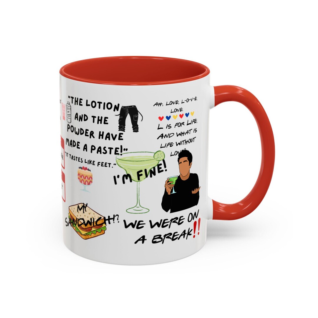 Ross Geller Mug | Friends TV Show Quotes, Central Perk - Etsy