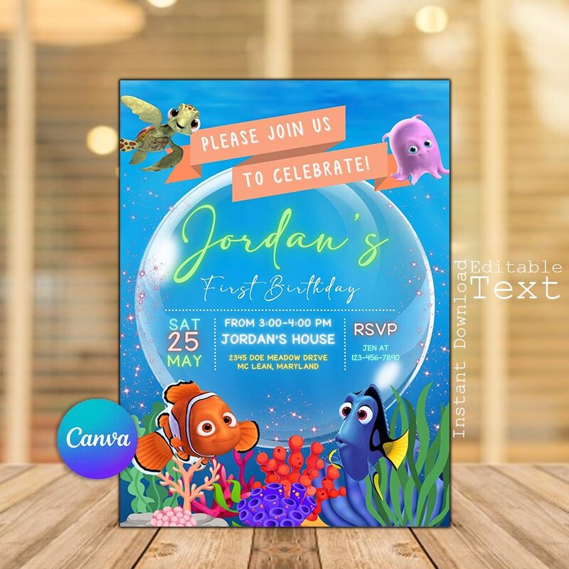 Finding Nemo Party - Etsy
