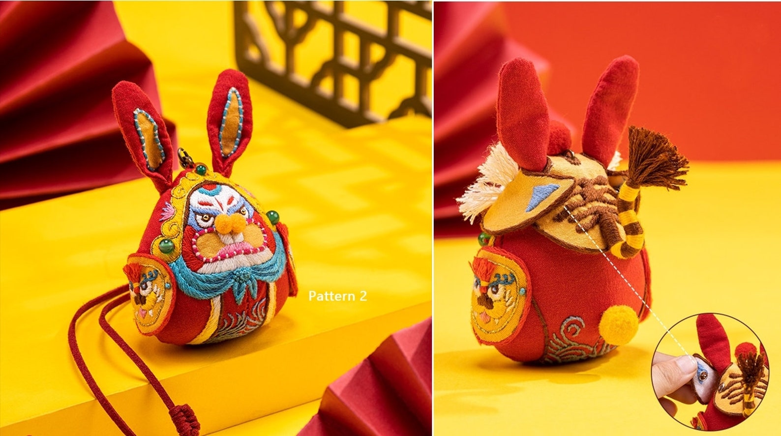 Lord Rabbit Beginner DIY Kit Handmade Embroidery Chinese - Etsy