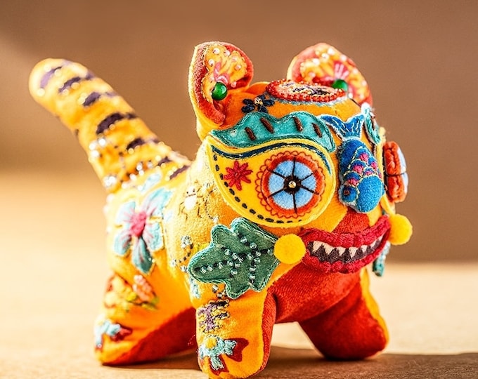 Cat Fabric Animal Kingdom Tiger Panel Digital Robert Kaufman - Etsy