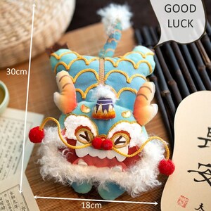 Chinese Tiger & Dragon Chest Bag - DIY Embroidery Kit - Finished ...