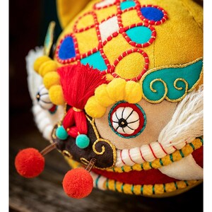Tiger King | Handmade Embroidery Cloth Tiger Toy Doll Chinese ...