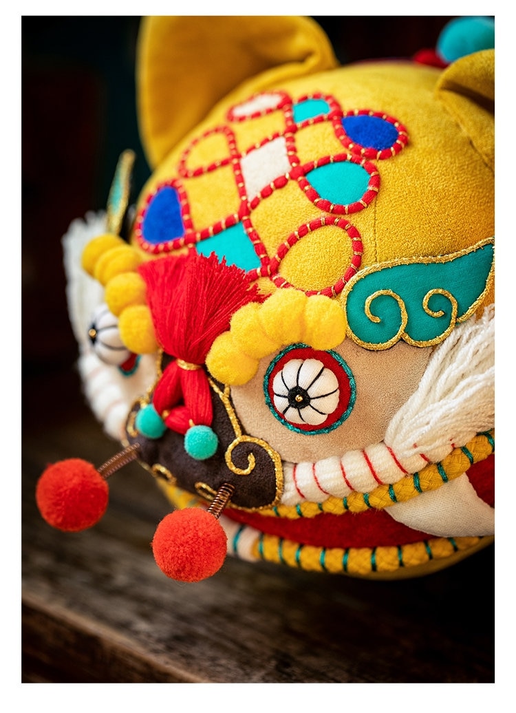 Tiger King | Handmade Embroidery Cloth Tiger Toy Doll Chinese ...