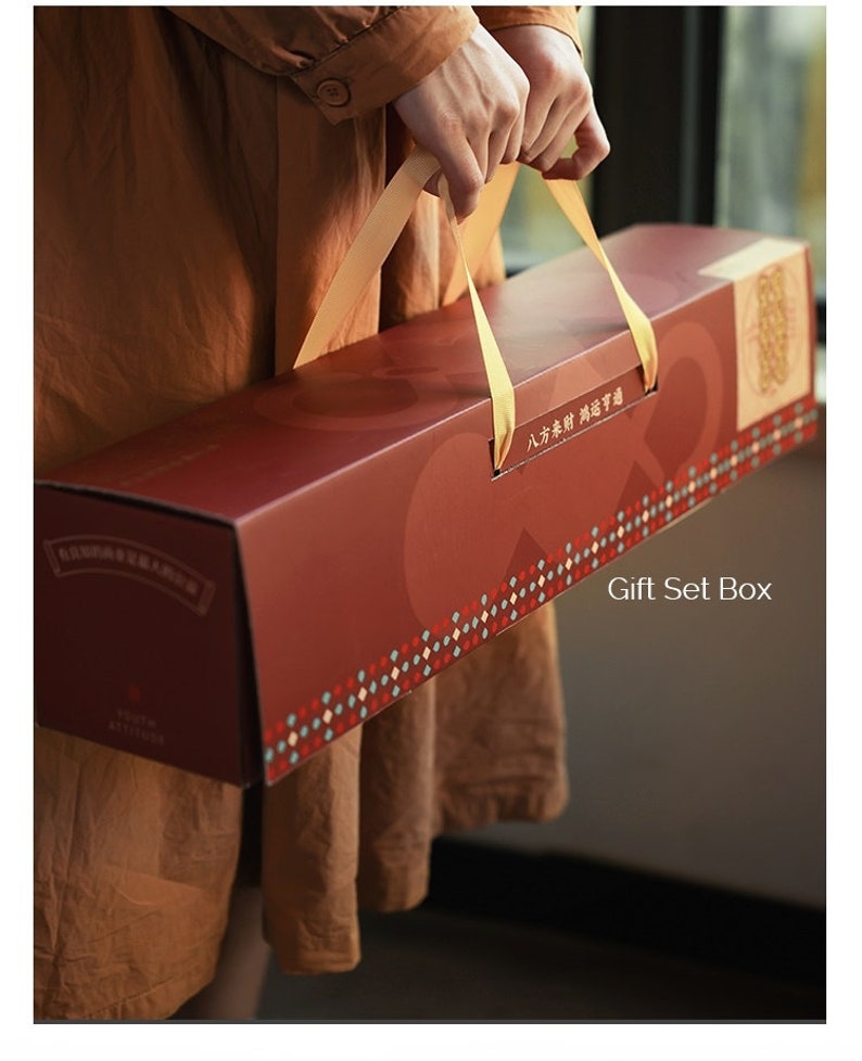 Five Gods of Wealth 5 in 1 Gift Set Hand Embroidered Needlepoint Art ...