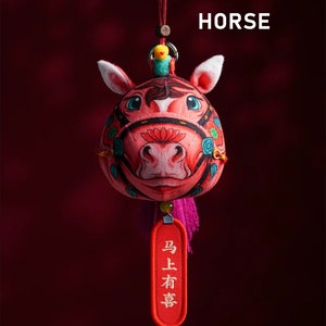 Hand-embroidered Amulet, Auspicious Animals Sachet, Protection Amulet ...